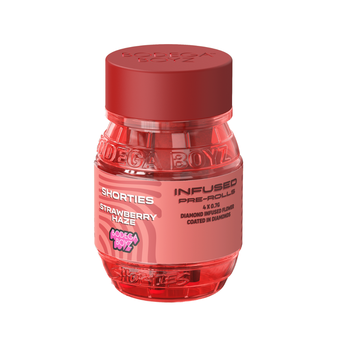 Bodega Boyz Strawberry Haze Shorties Infused Pre-Rolls 4-pack (Hybrid ...