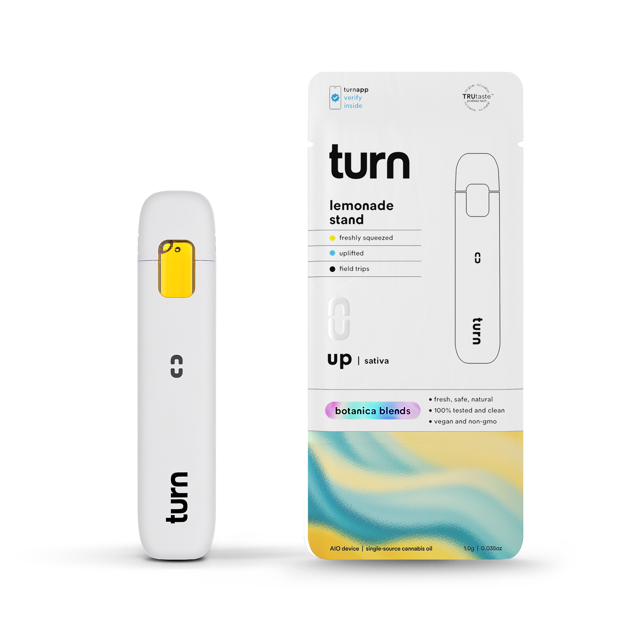 TURN Lemonade Stand All-In-One Vapes (Sativa) 92% {1g} - FlynnStoned ...